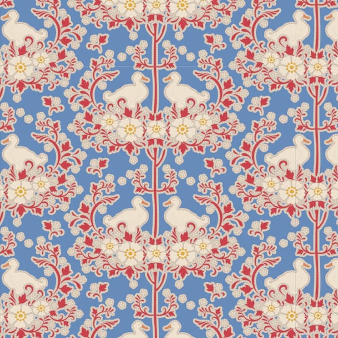 Tilda Jubilee Blue Duck Nest, Tone Finnanger, 100555, 100% Quilting ...