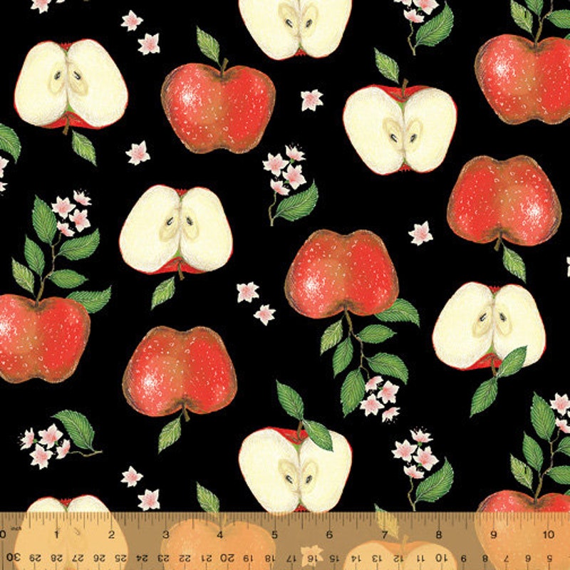 Apple Fabric - Etsy UK