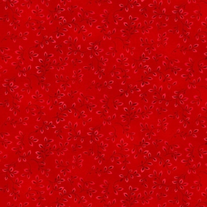 Henry Glass Folio Basics Red Hot Vine Leaf Color Principle - Etsy