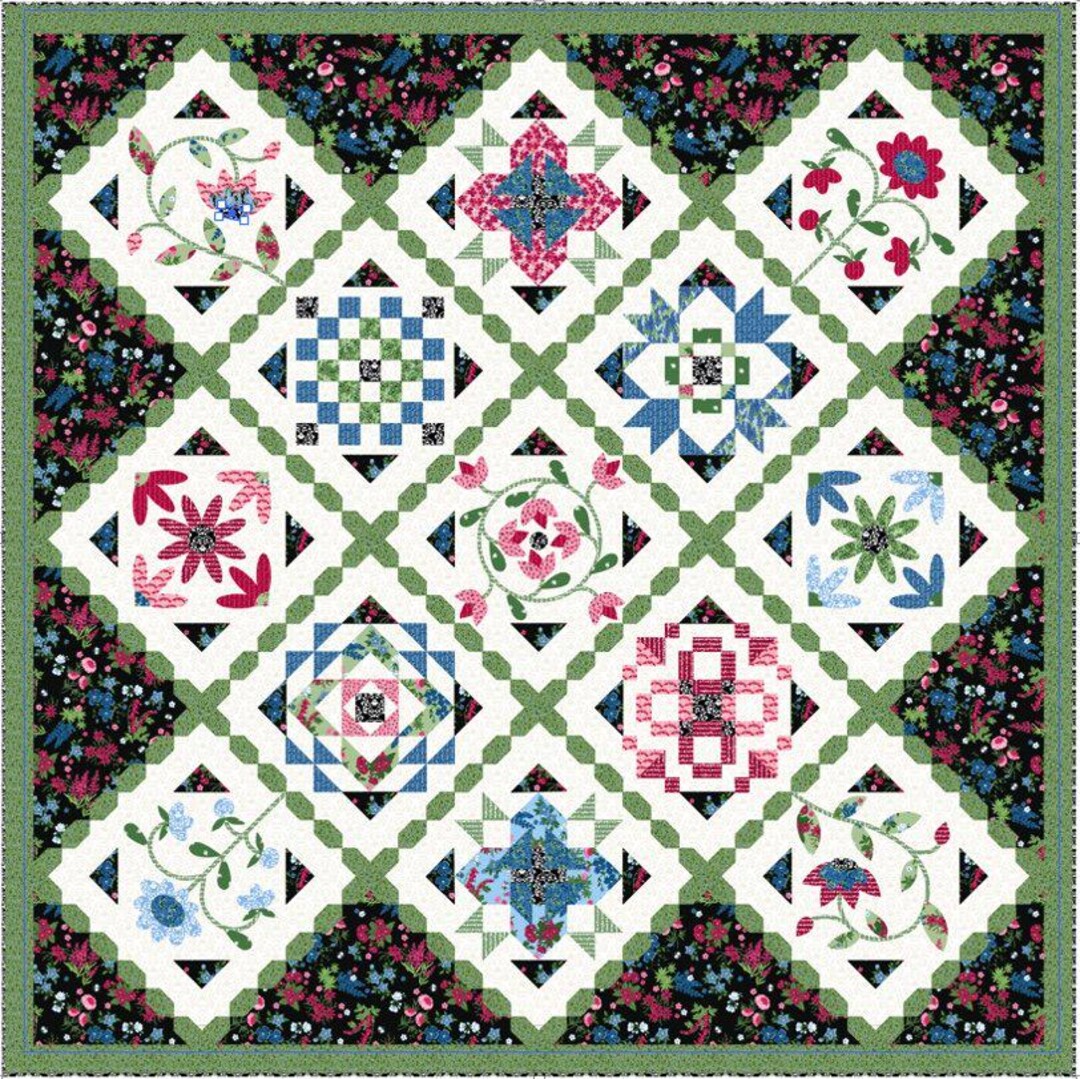 Gracious Grove Quilt Kit - Featuring Perennial by Jill Finley of ...