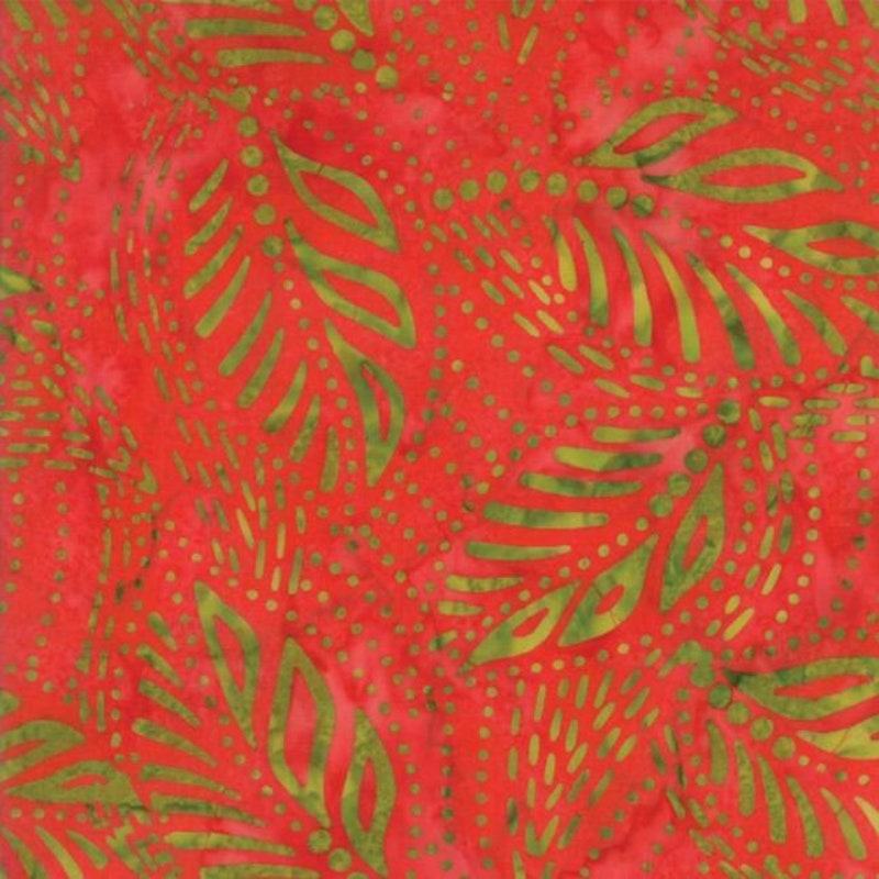 Green Batik Fabric - Etsy