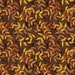 Brown Leaves Cotton Fabric, Harvest Farm by Painted Sky Studios for ...
