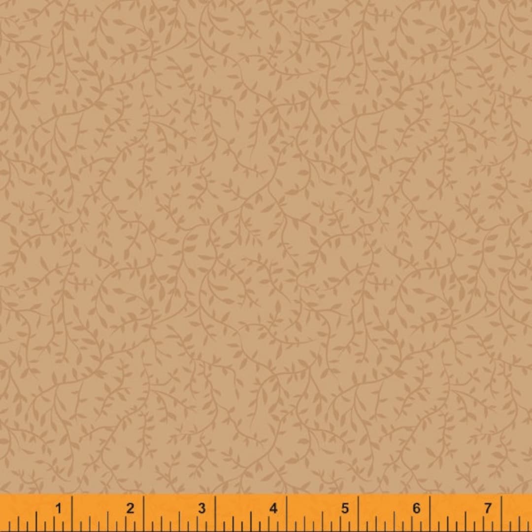 Rowan Tan Vines - Whistler Studios for Windham Fabrics - 52936-3 - 100% ...