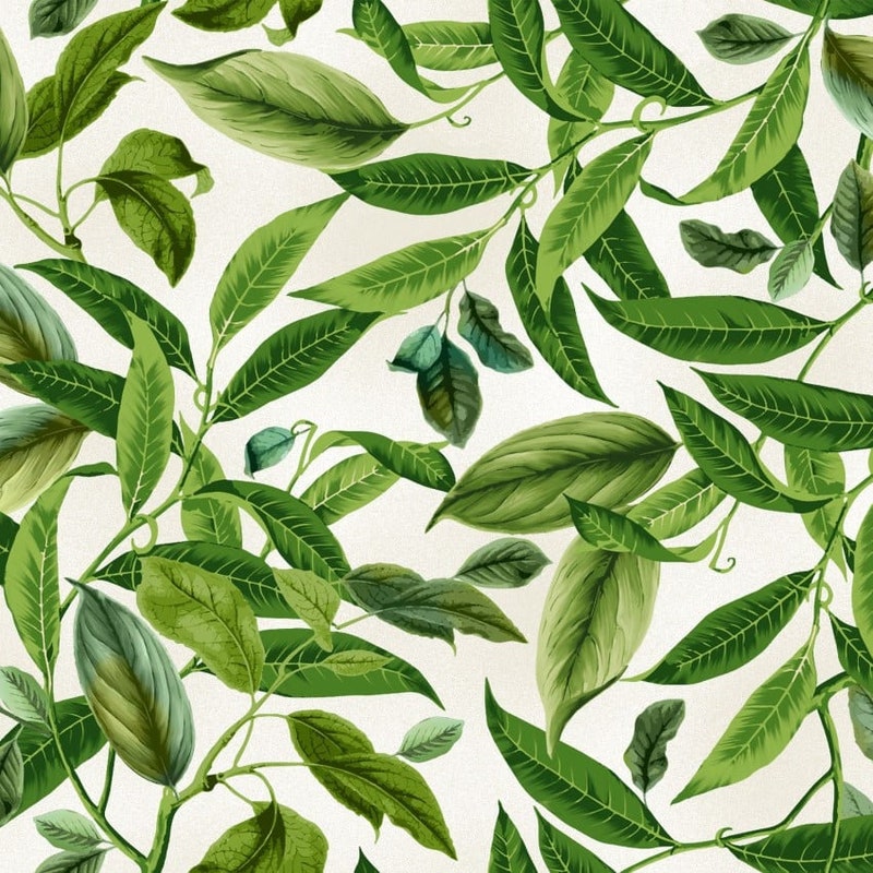 Leaf Print Fabric - Etsy