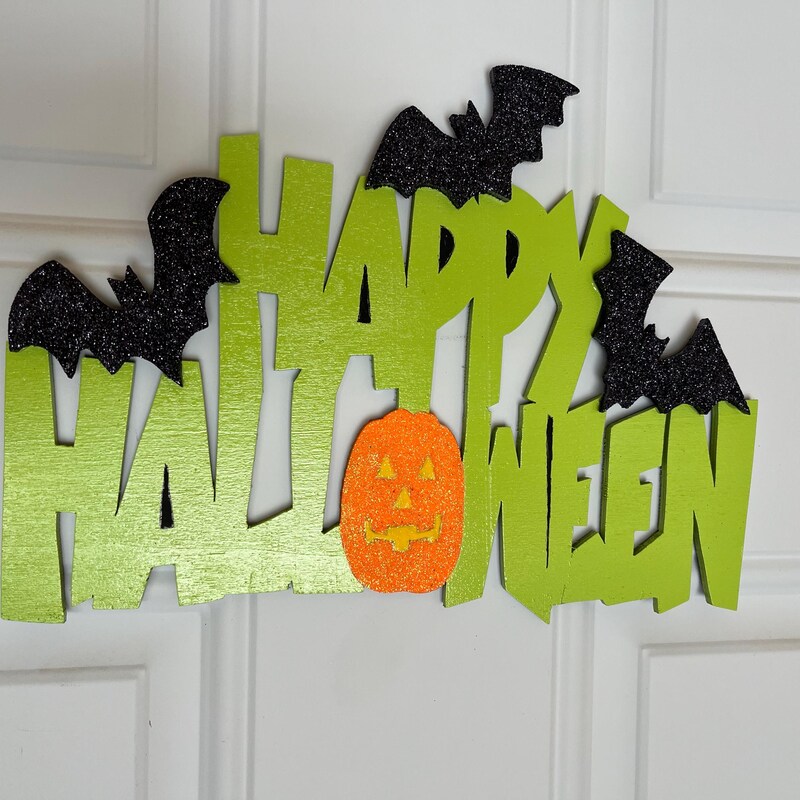 Happy Halloween Sign - Etsy