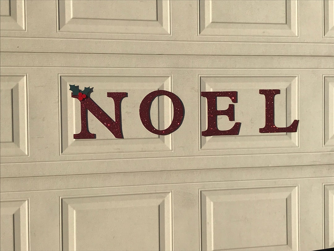 8 Glittered Magnetic Letters for Metal Door Garage Door - Etsy