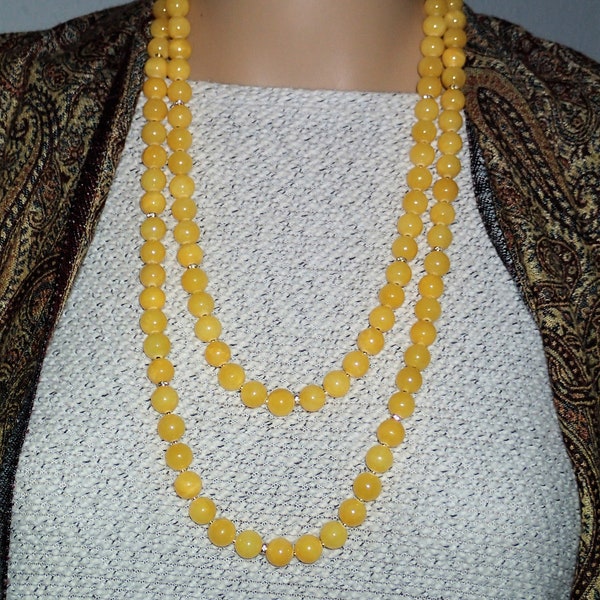 Yellow Necklace - Etsy