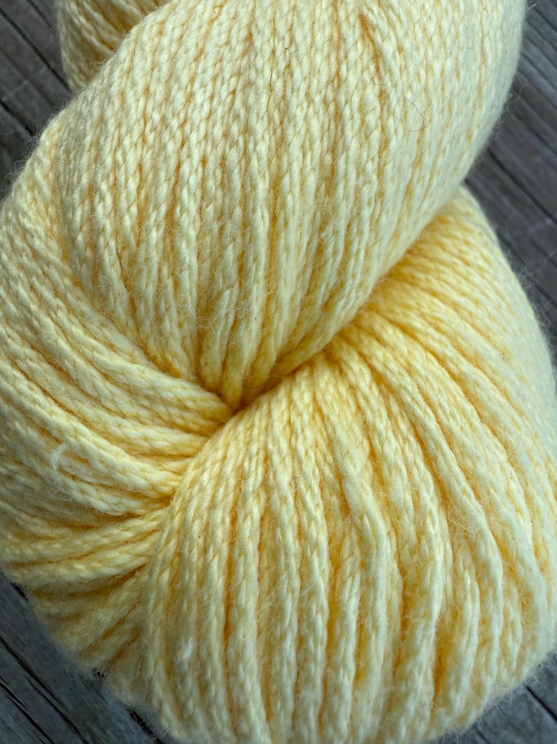 1+ Skein Cascade Avalon Cotton Yarn, 100 Gr Pale Yellow Mercerized ...