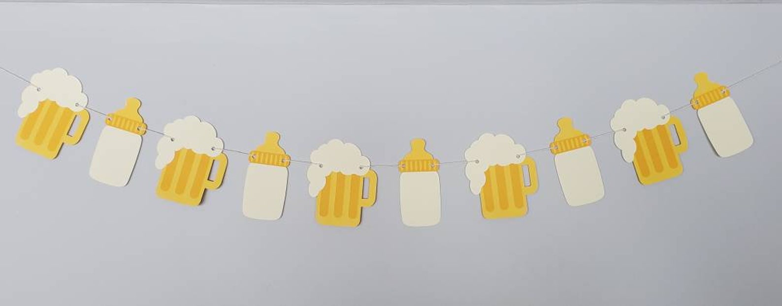 Beer Mug & Baby Bottle Baby is Brewing Co-ed Baby Shower - Etsy