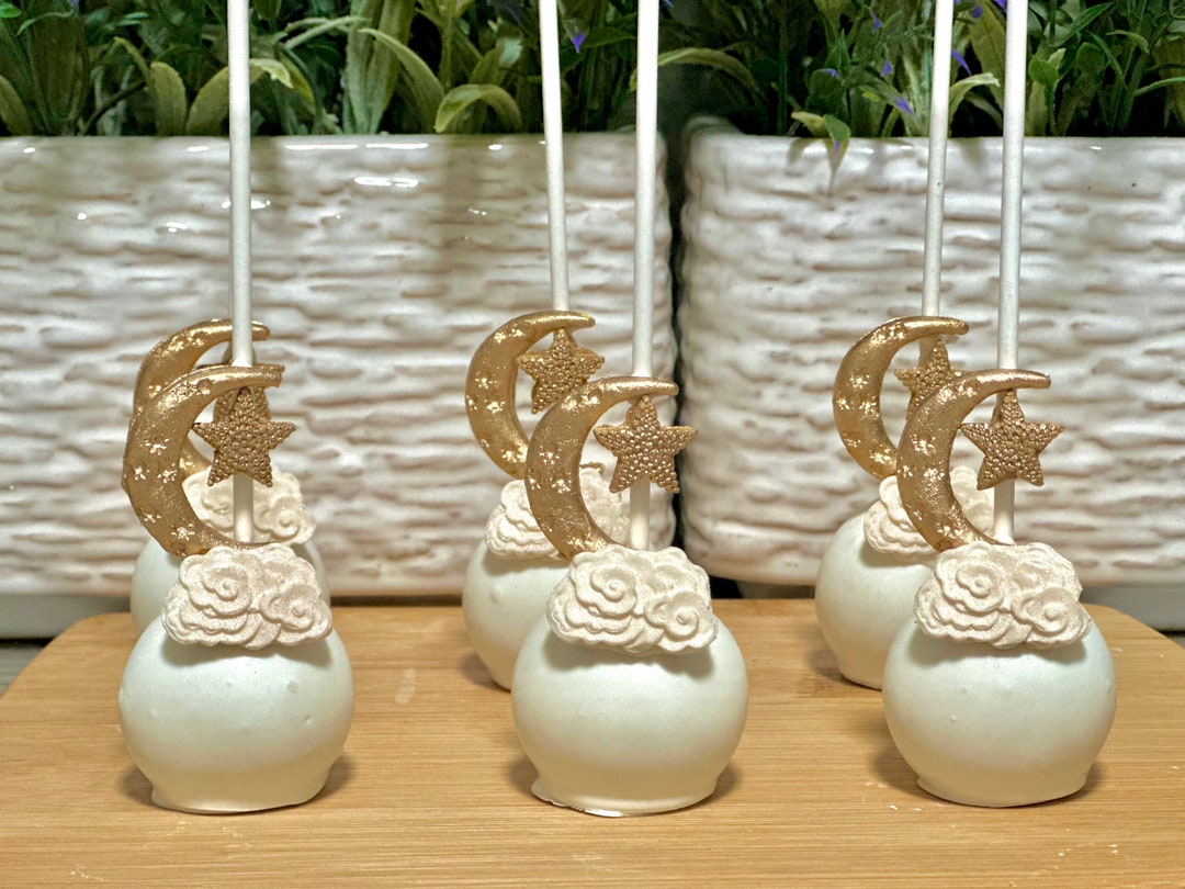 Moon & Star Cakepops - Etsy