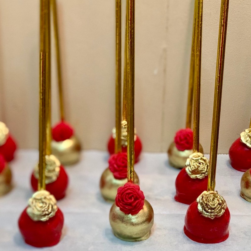 Gold Cake Pops - Etsy