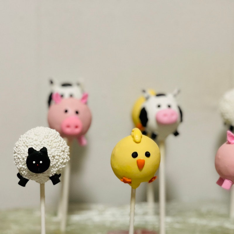 Farm Animal Cake Pop - Etsy