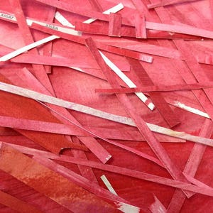 Red Paper Weaving- 10x10- Red Abstract - Wall Art- Love Collage - Etsy