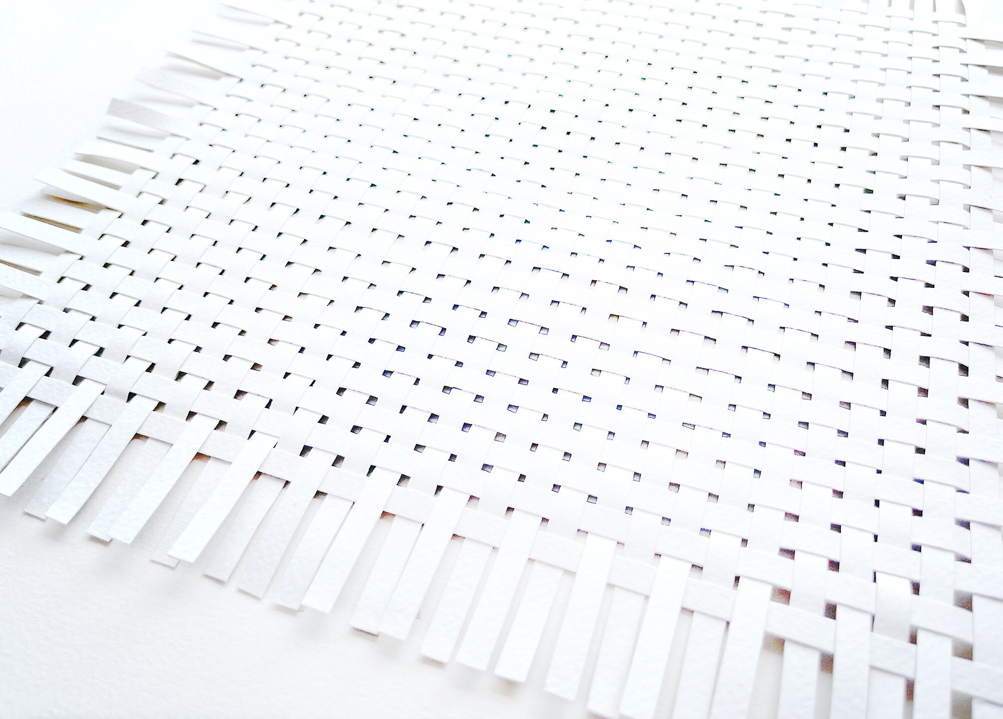 Silver Aspen Paper Weaving- 12x12- Paper Weaving Art- Brown, Silver ...