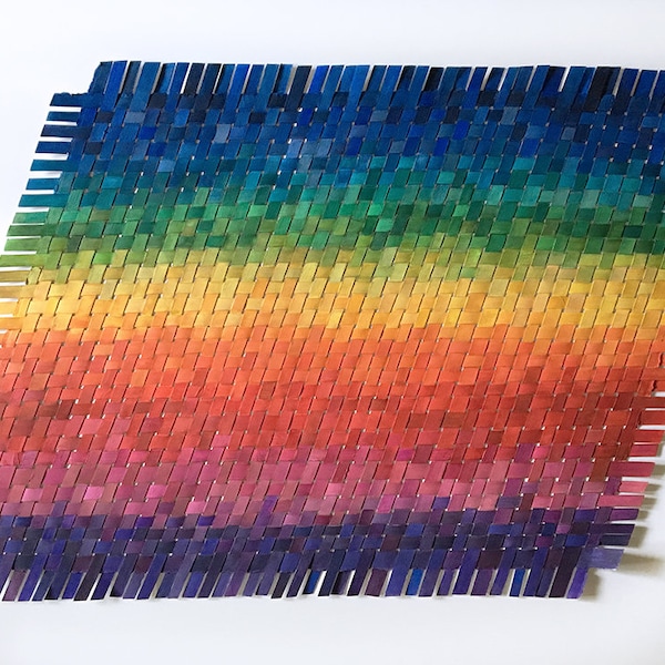 Rainbow Weaving - Etsy