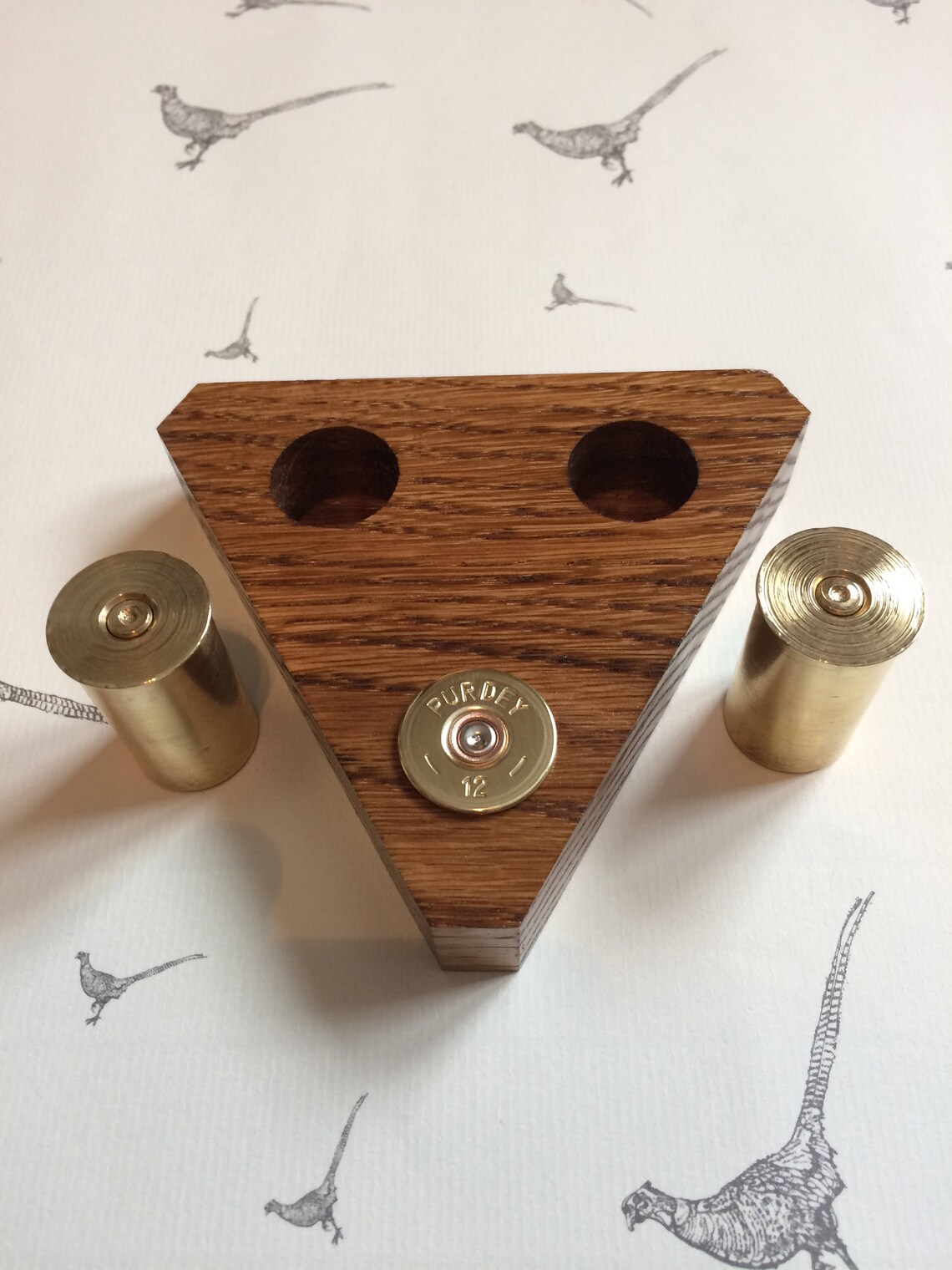 Purdey Solid Oak Snap Cap Stand Holder Beautiful Oak. - Etsy