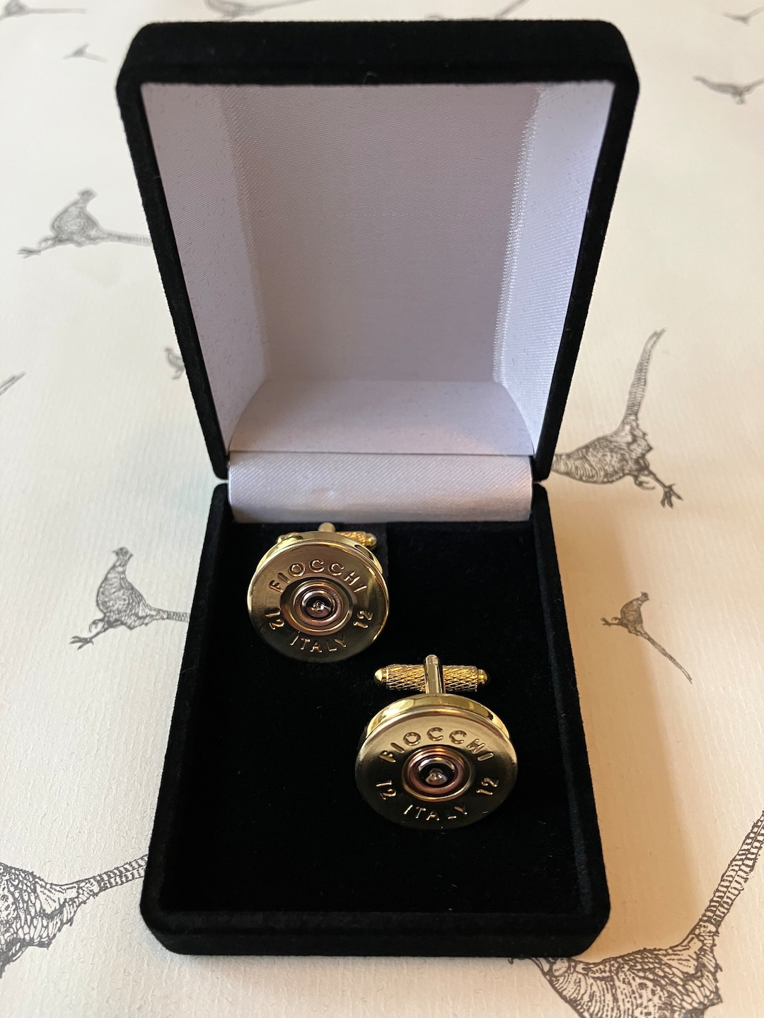 Fiocchi (italy) Shotgun Shell Cufflinks Unique Shooting Gift. - Etsy