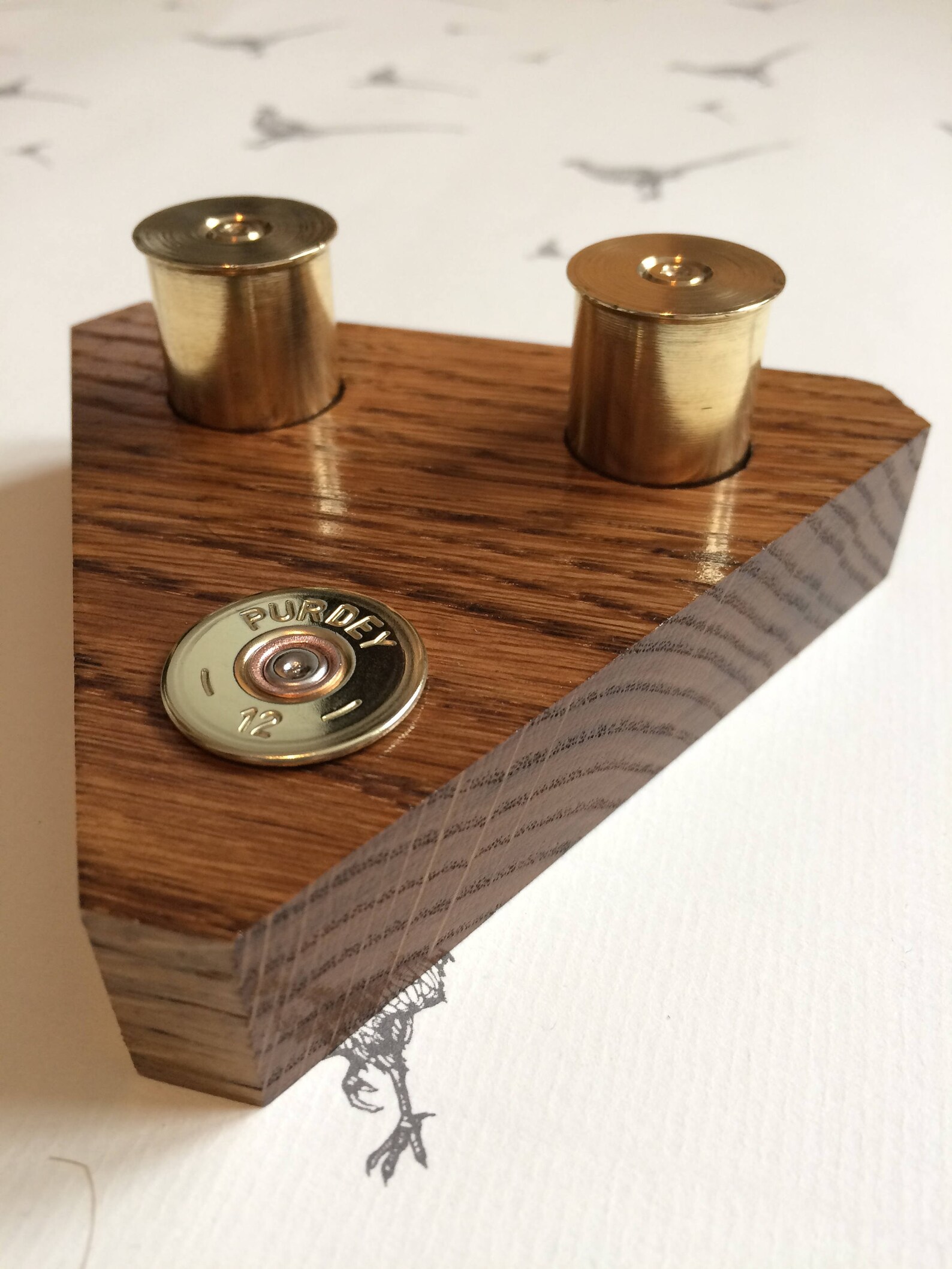 Purdey Solid Oak Snap Cap Stand Holder Beautiful Oak. - Etsy