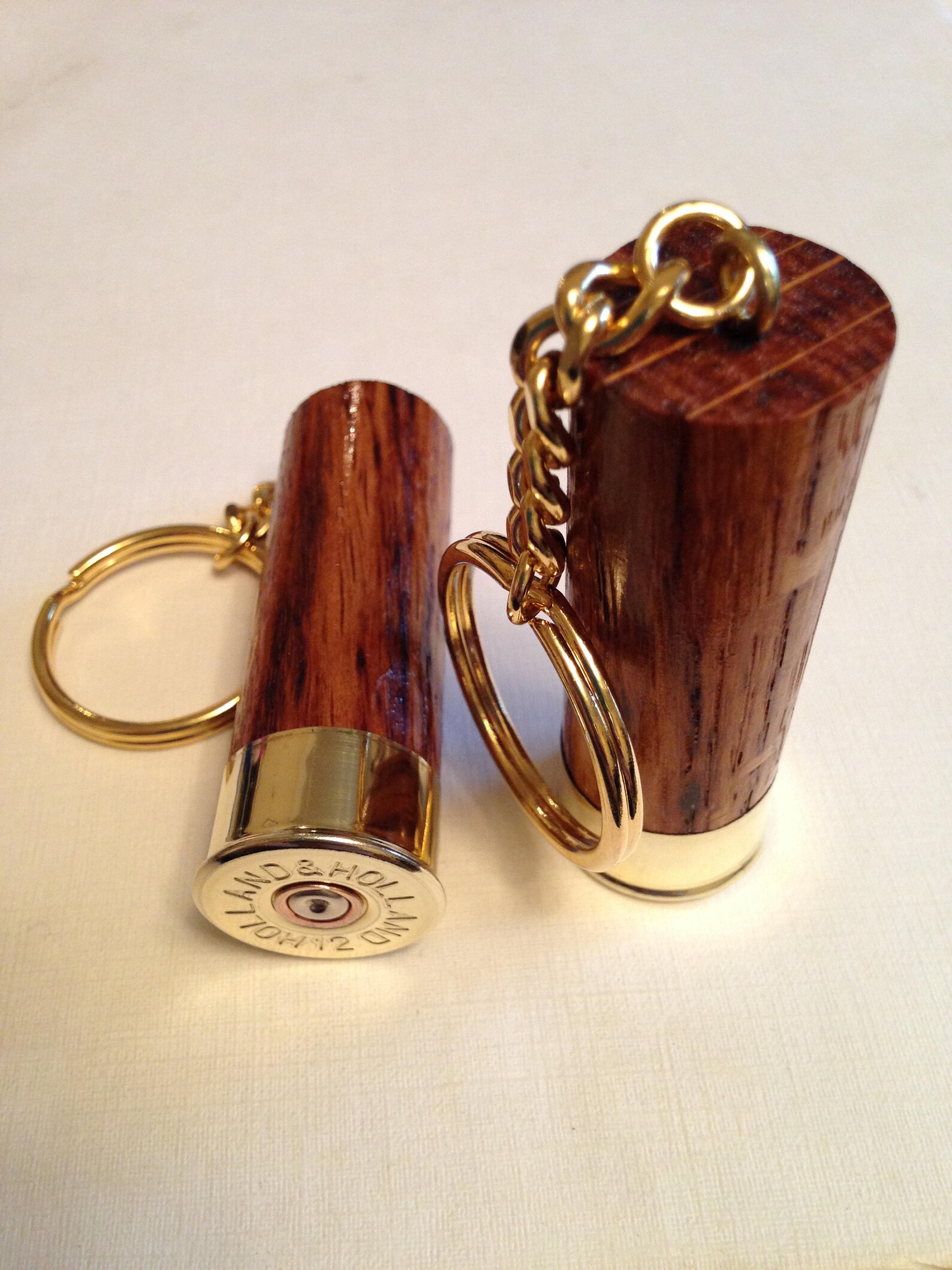 Holland & Holland Solid Dark Oak Wood Keyrings X 2 - Etsy