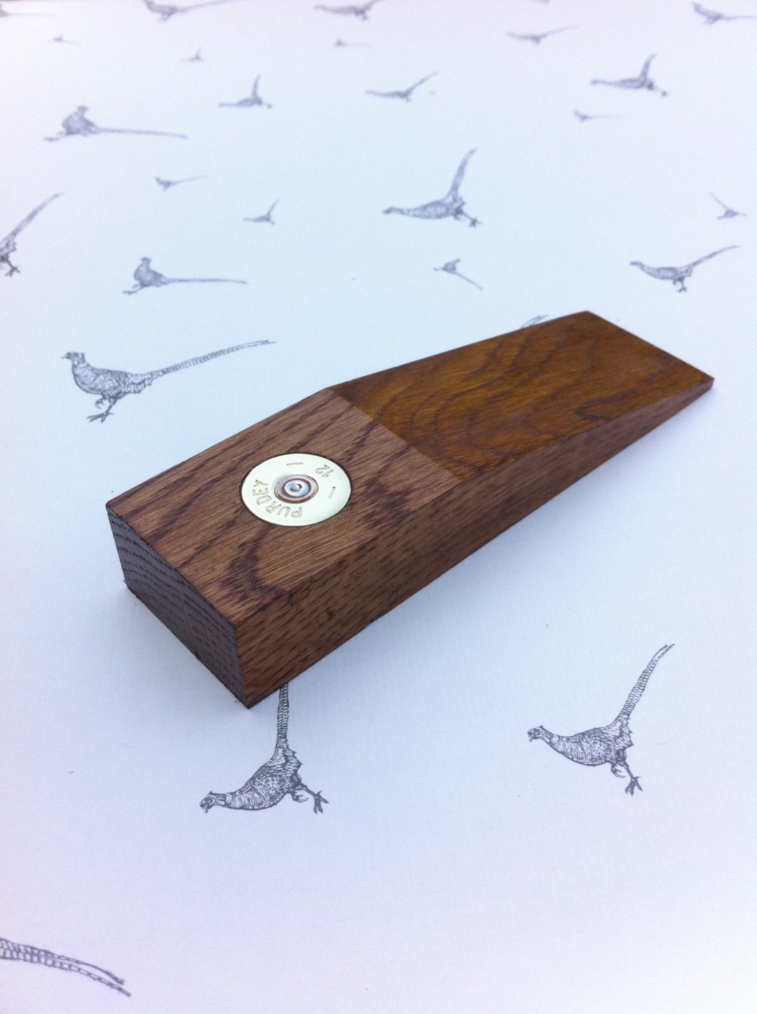 Purdey Solid Oak Door Wedge/paperweight Gift!! - Etsy