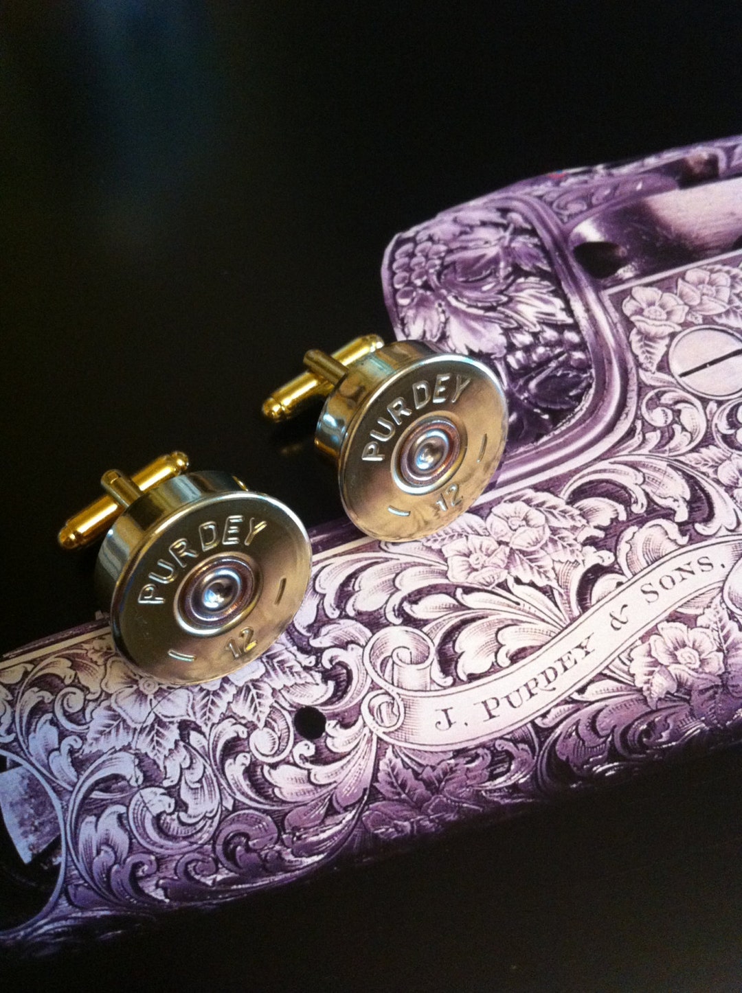 Purdey Cufflinks Unique Shooting Gift. - Etsy UK
