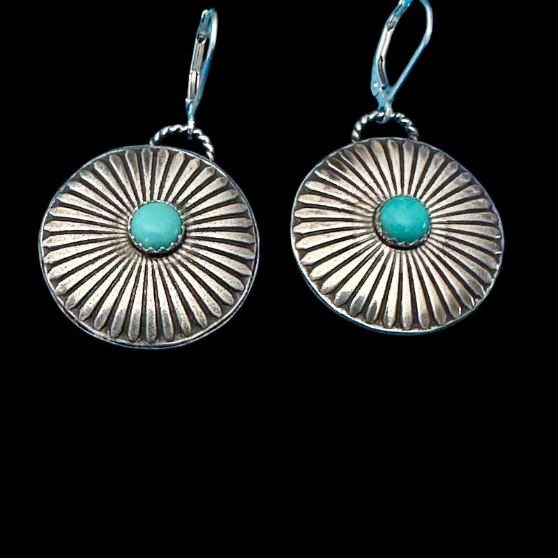 Concho Earrings - Etsy