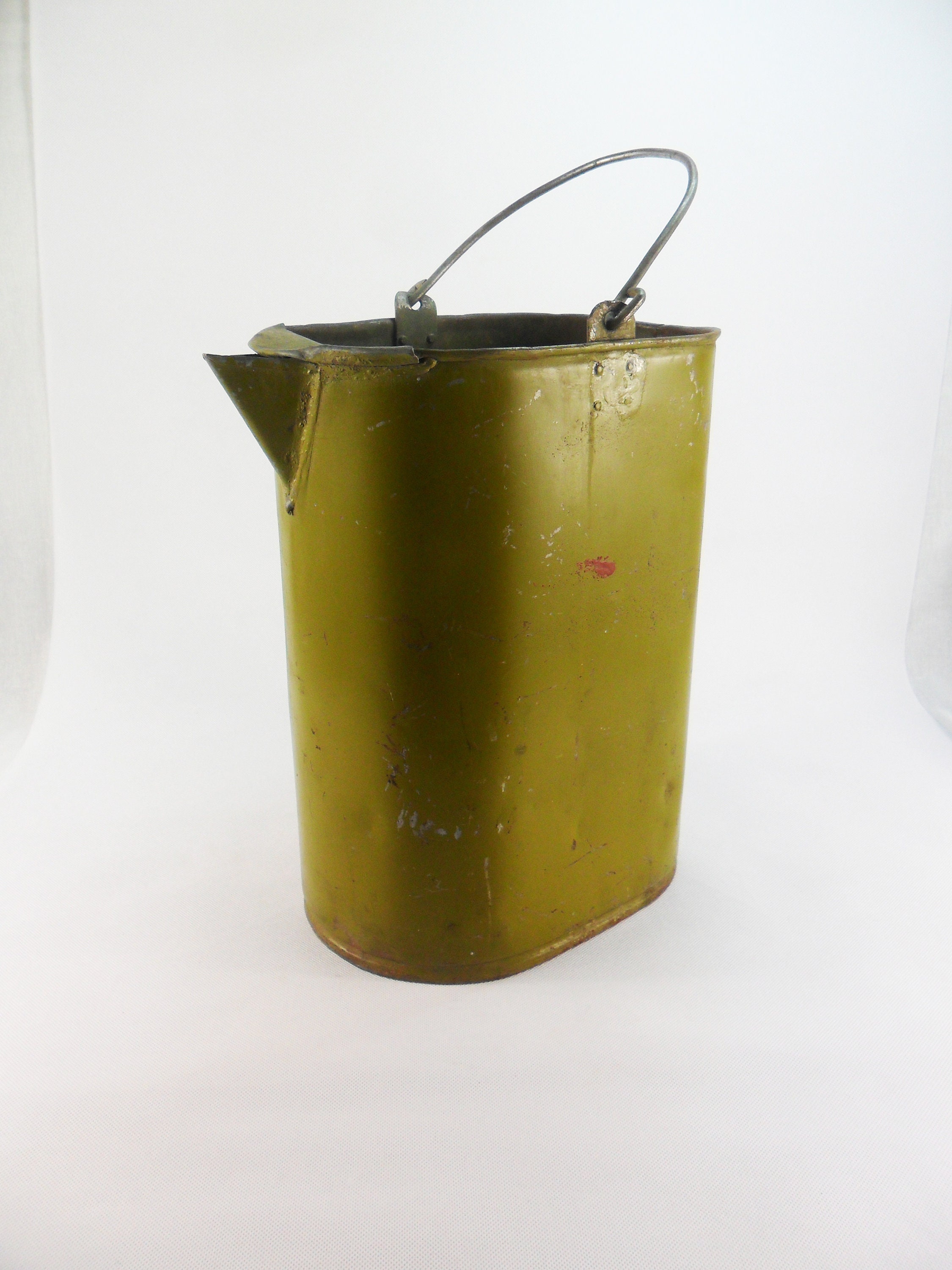 Army enamel bucket Industrial military bucket Large watering | Etsy