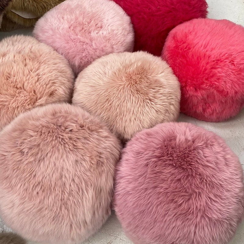 Pink Poufs - Etsy