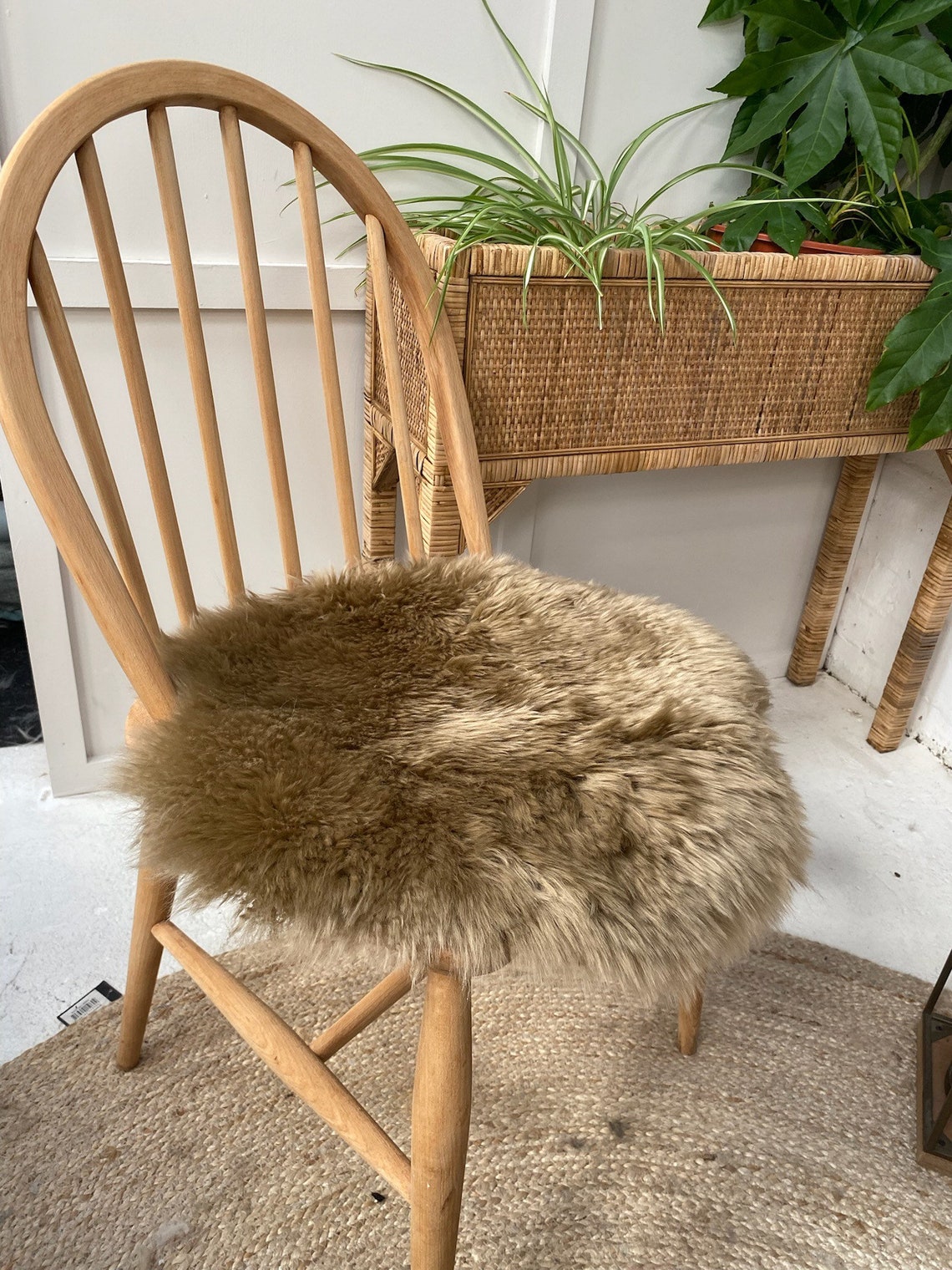 Antique Colour Sheepskin Seat Pad Genuine Sheepskin - Etsy