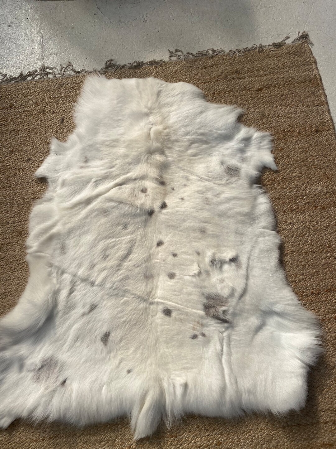 Natural Light Scandi Reindeer Hides, Pale Reindeer, Genuine Reindeer ...