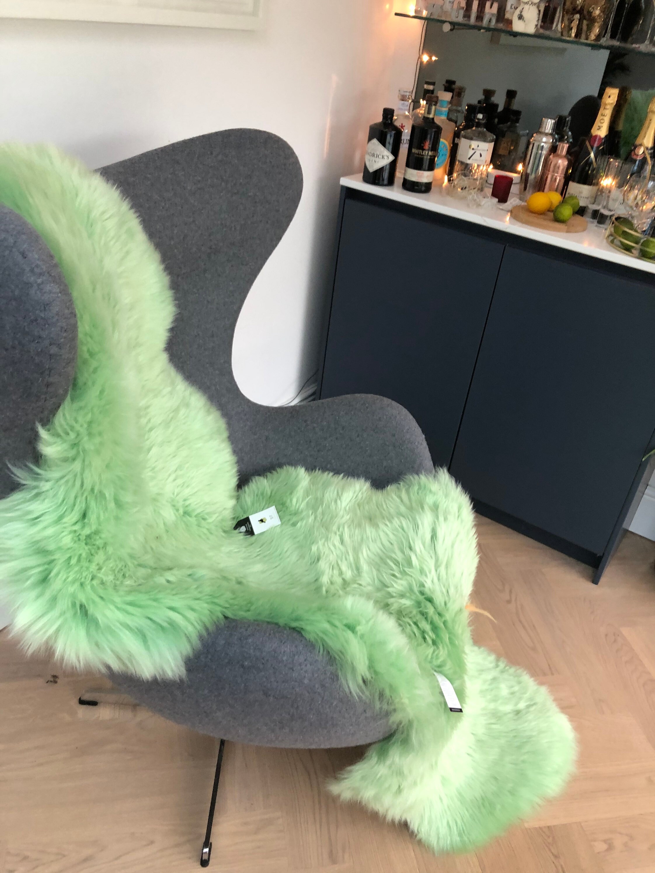 Green Sheepskin Rug Bright Green Rug Genuine Sheepskin - Etsy UK