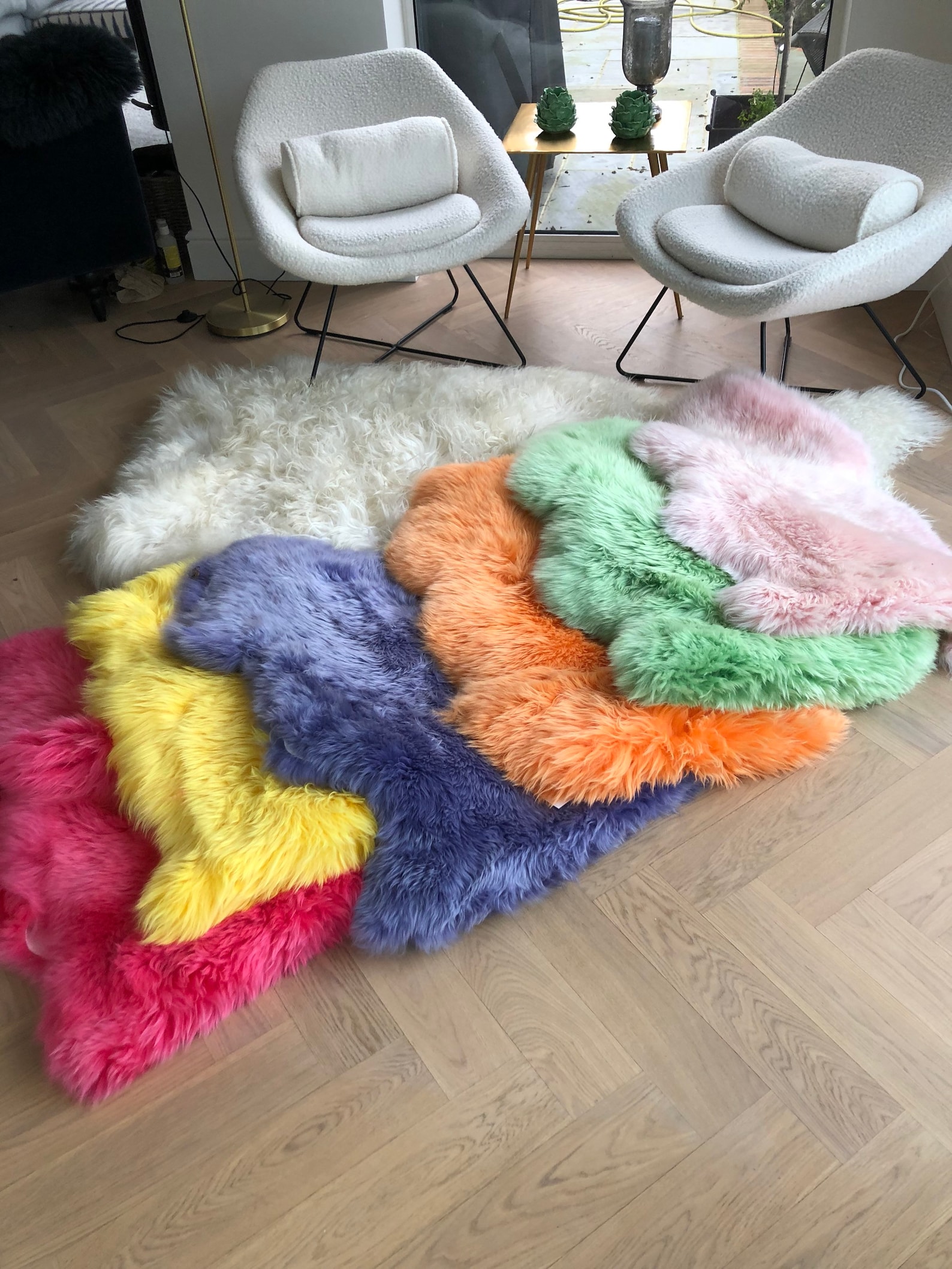 Green Sheepskin Rug Bright Green Rug Genuine Sheepskin - Etsy UK