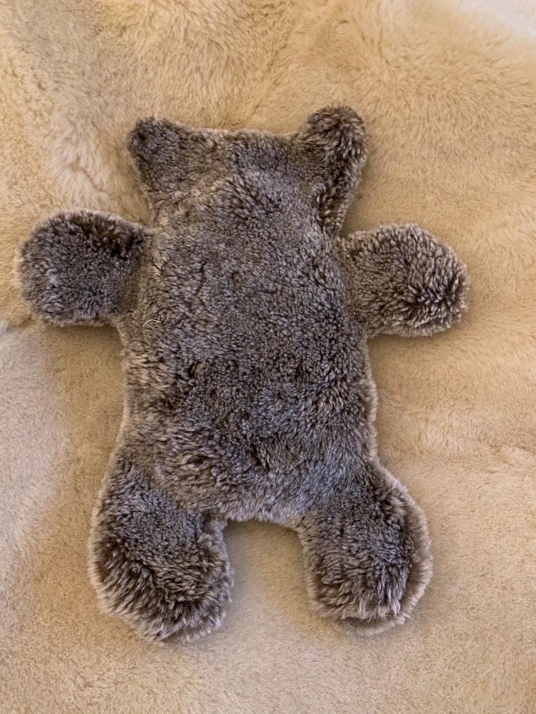 Teddy Hottie Cover. Genuine Sheepskin Hot Water Bottle Cover. Sheepskin ...