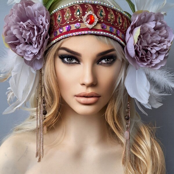 Festival Headdress - Etsy UK