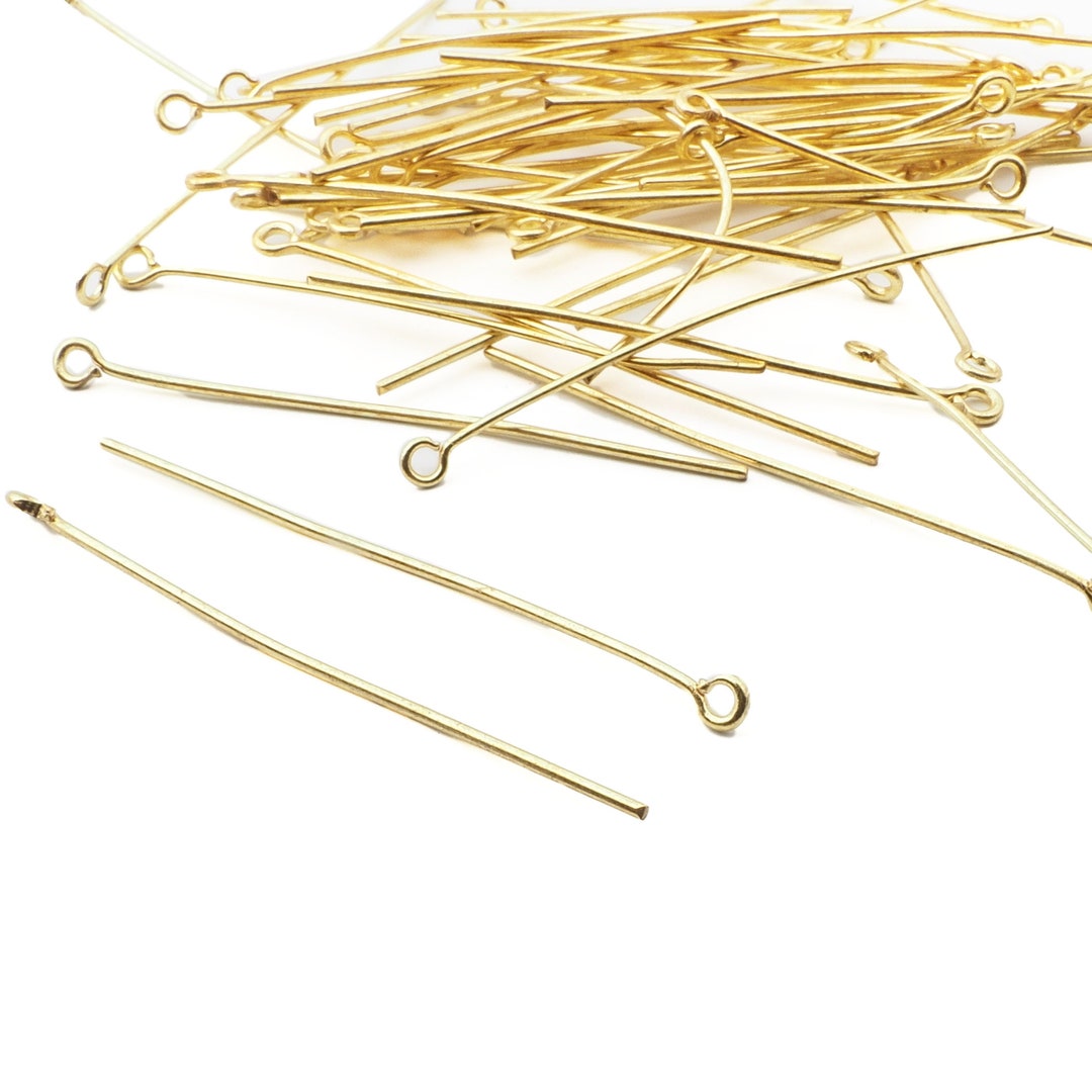 50 Vintage Chandelier Loop Head Connector Pins Prism Hangers 40mm - Etsy