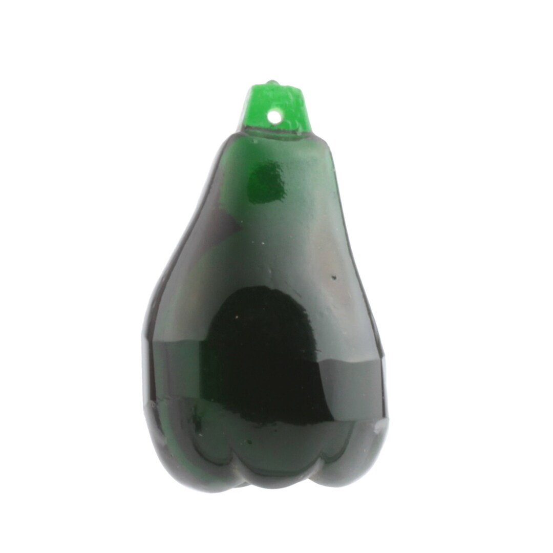 Vintage Emerald Green Glass Pear Fruit Lamp Chandelier Lamp - Etsy