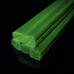 Lot Czech Uranium Lead Glass Rods Lampworking Art Making Installation 6 ...