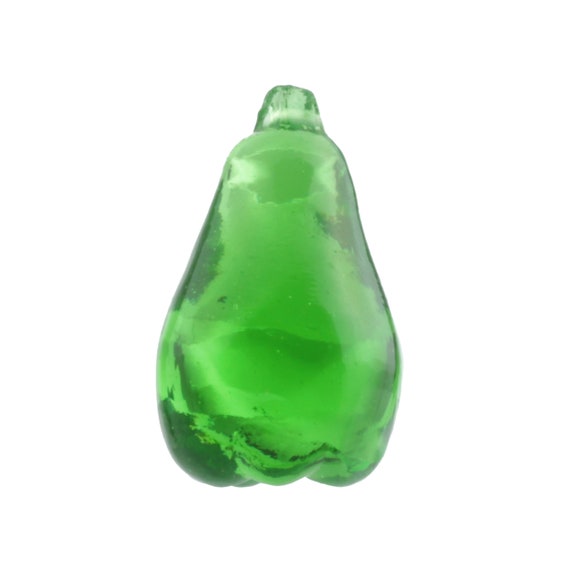 Vintage Green Glass Pear Fruit Lamp Chandelier Lamp Prism 50mm | Etsy