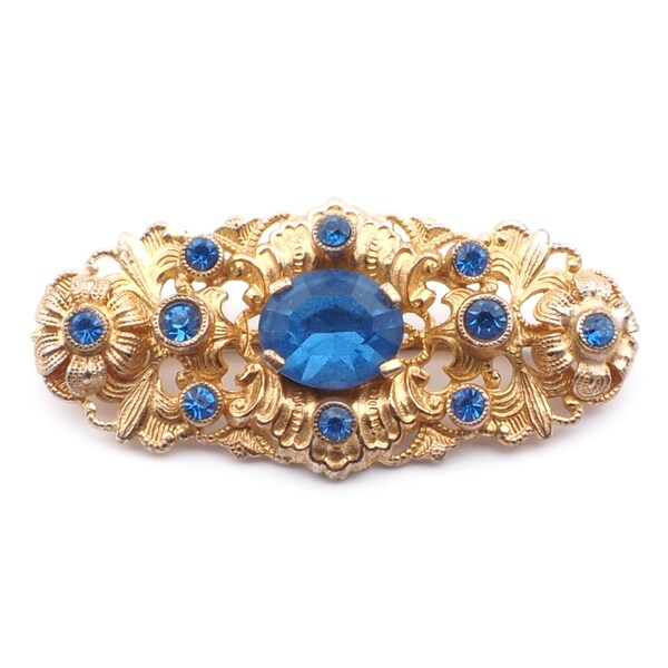 Czech Glass Brooch - Etsy