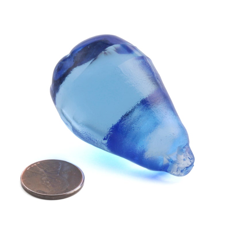 Vintage Blue Glass Pear Fruit Lamp Chandelier Lamp Prism 50mm - Etsy