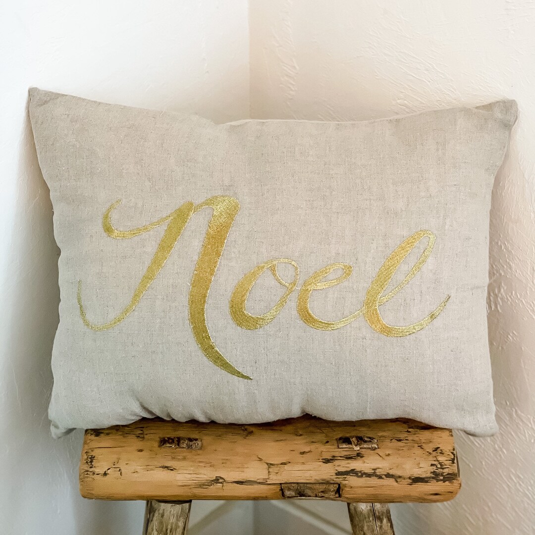 Noel Christmas Pillow/couch Livingroom Winter Holiday Decor - Etsy