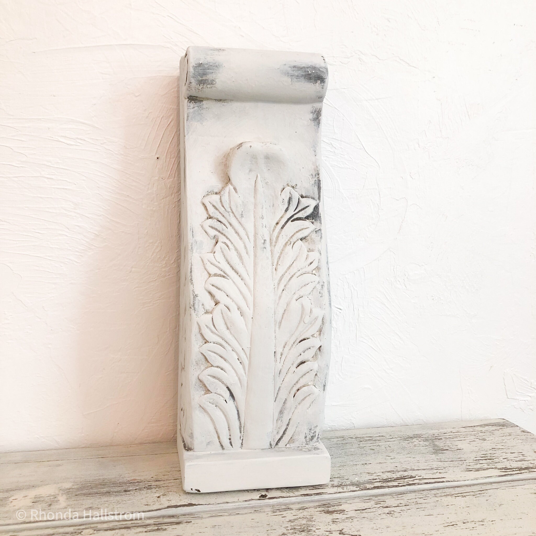 French Provincial CorbelDistressed White CorbelArchitectural | Etsy