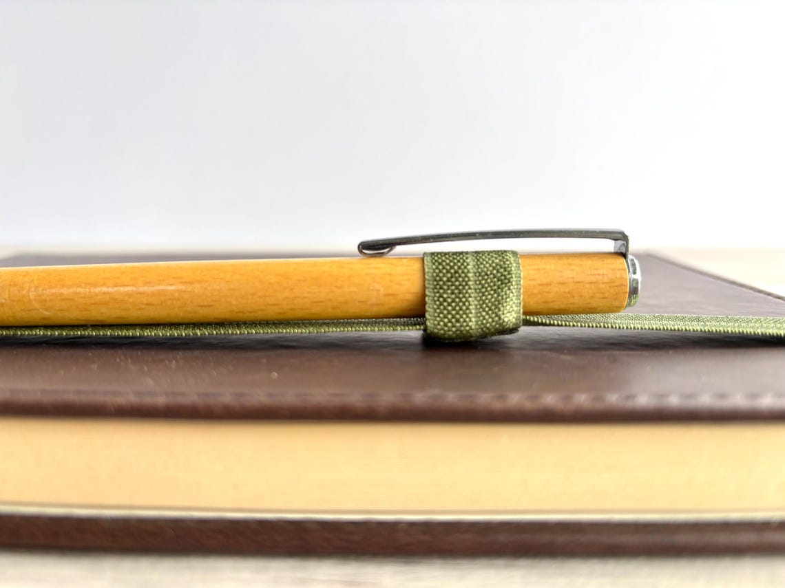 Notebook Strap, Planner Bookmark, Pen Holder, - Etsy UK