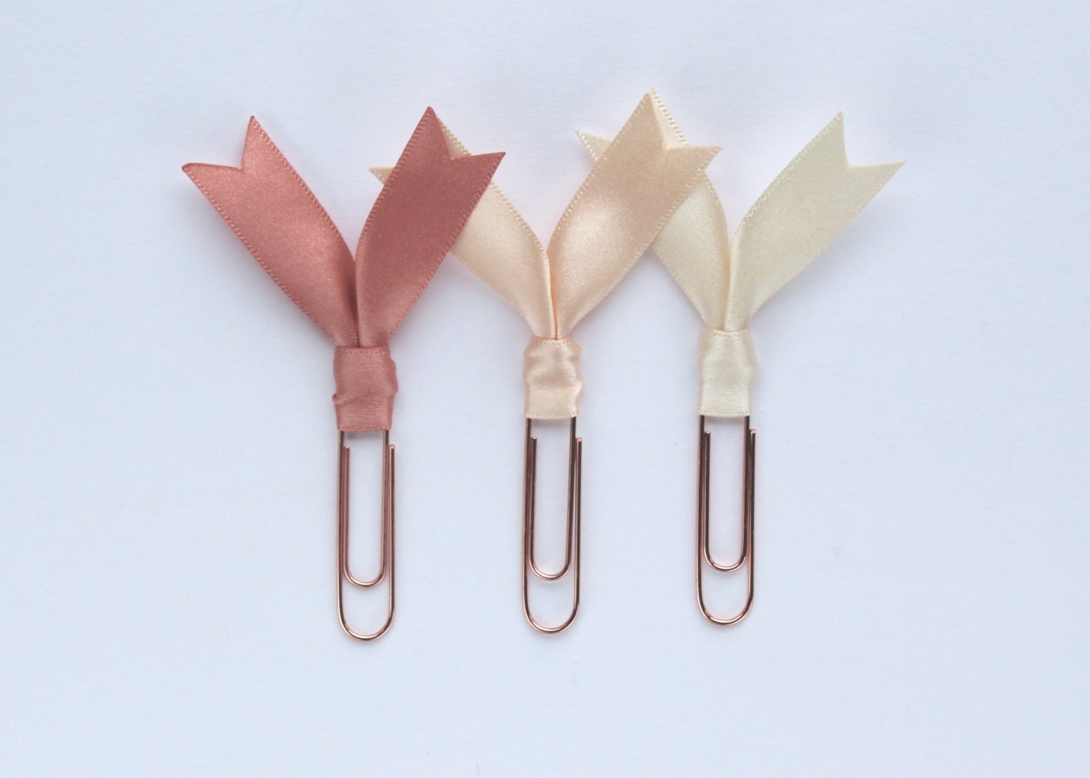 Rose Gold Stationery, Page Clips, Planner Tab, - Etsy