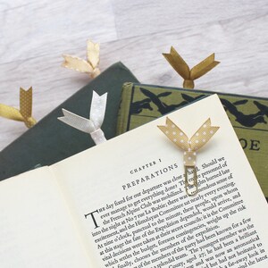 Gold Desk Decor, Paper Clip Bookmark, Gold Paper Clips, - Etsy