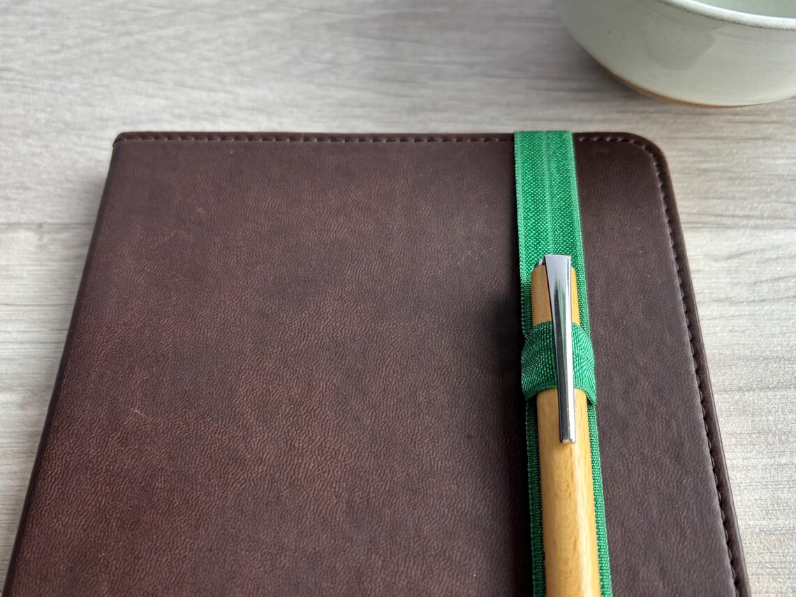 Notebook Strap, Planner Bookmark, Pen Holder, - Etsy UK