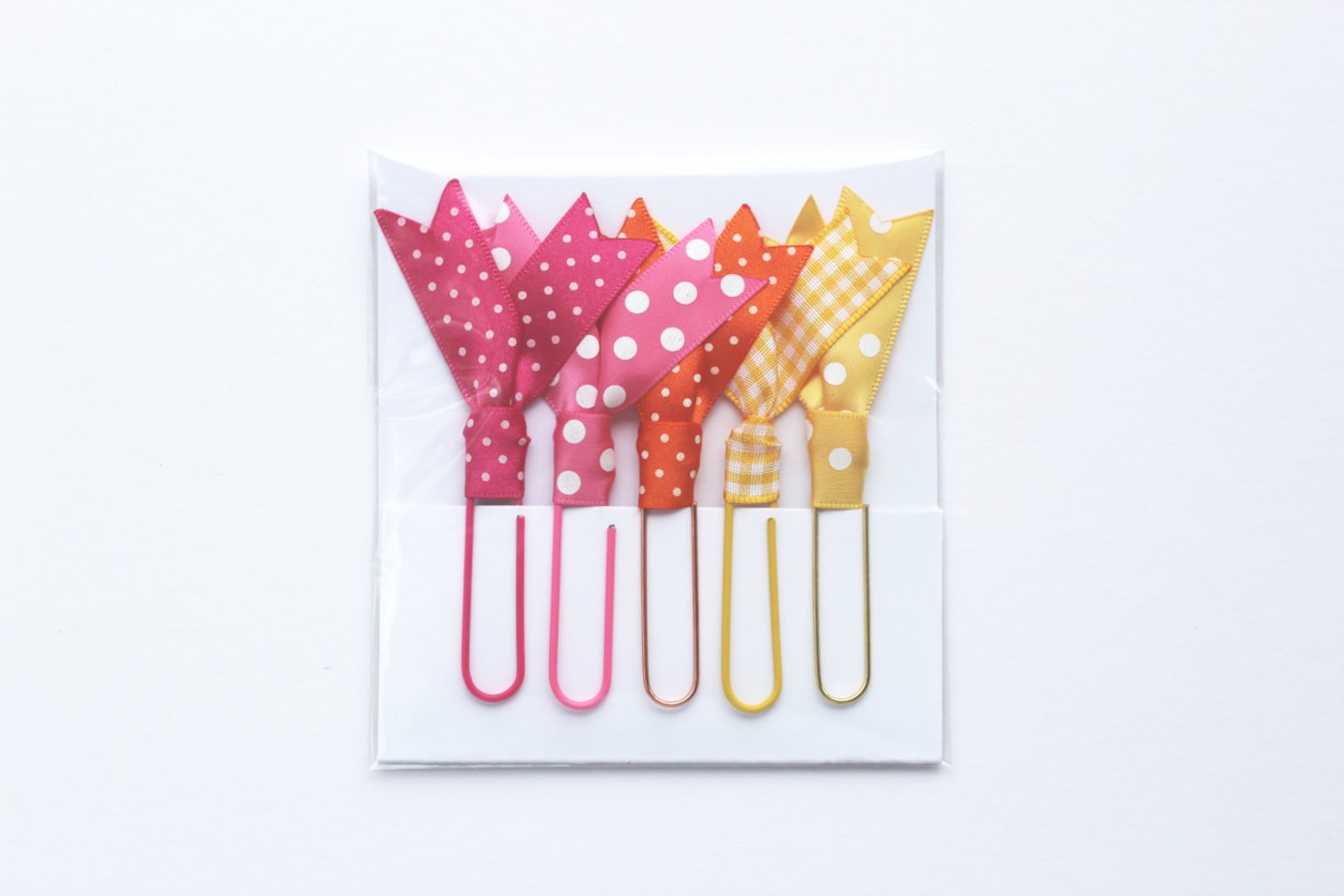 Ribbon paper clip unique bookmark page markers | Etsy