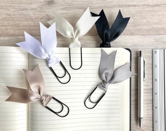 Ribbon Paper Clip, Gifts, Teacher, Bookmark, Planner, Journaling - Etsy