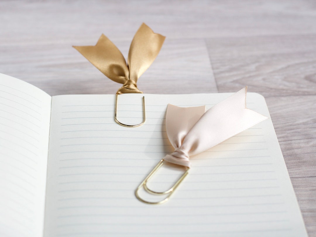 Wide Paper Clip, Gold Planner Clips, - Etsy