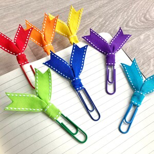 Set of Planner Page Markers, Paper Clip Bookmark, - Etsy